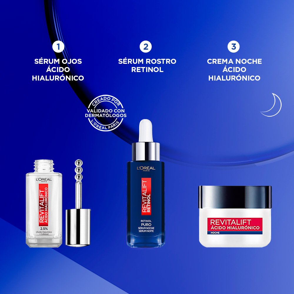 RUTINA COMPLETA DE NOCHE - L'Oréal Paris