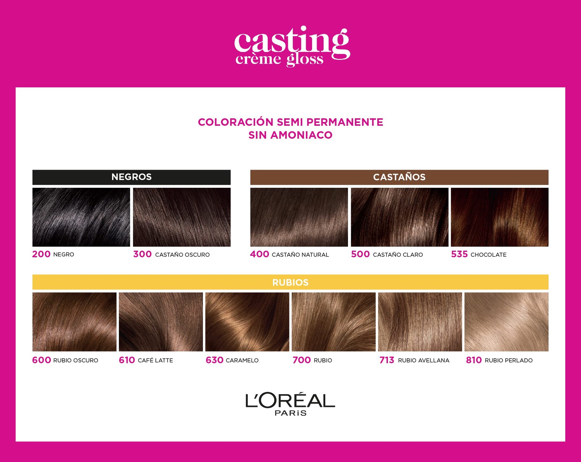 CARTAS COLOR L´OREAL PARIS - L'Oréal Paris