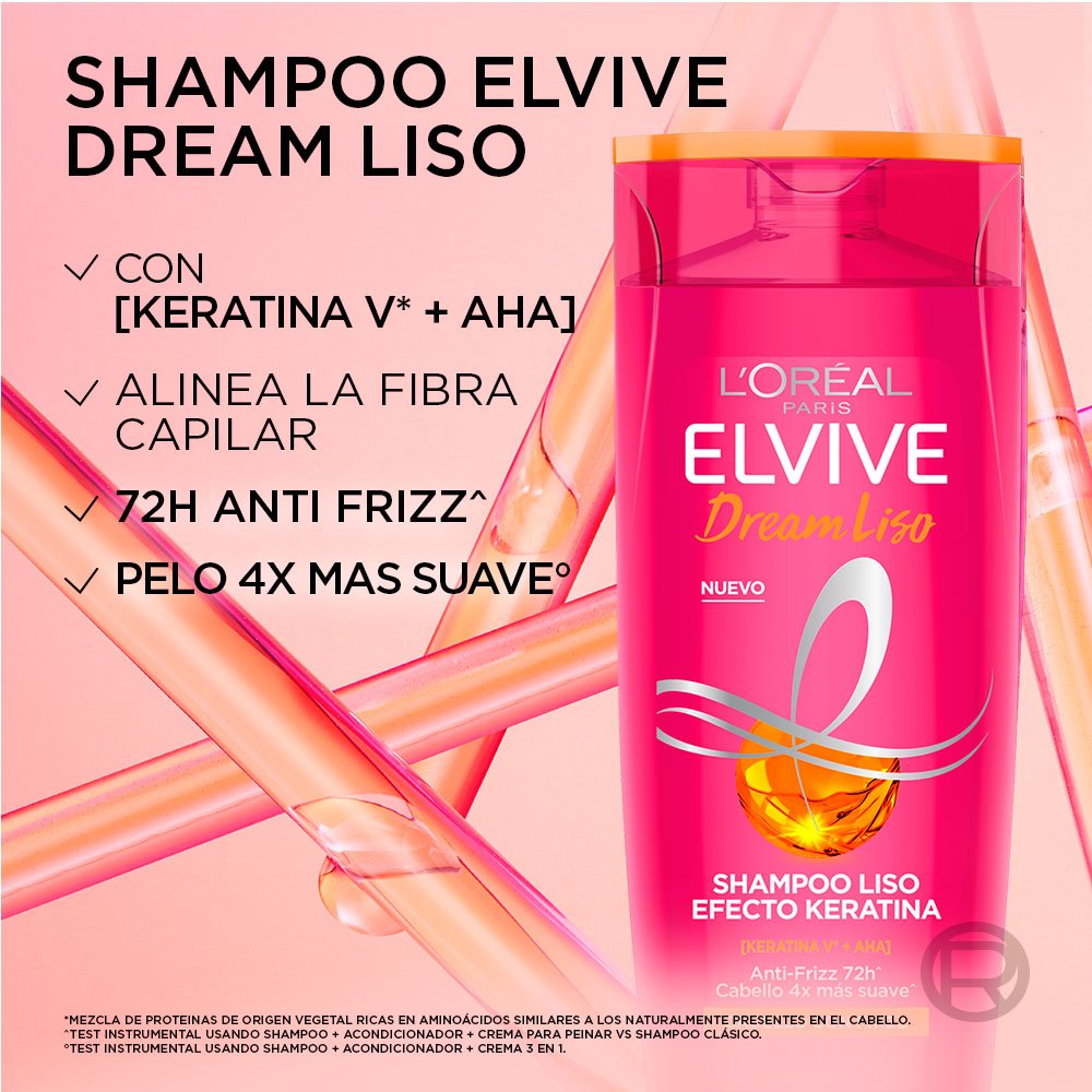 Elvive Cuidado del Pelo Shampoo Dream Liso | L'Oréal Paris
