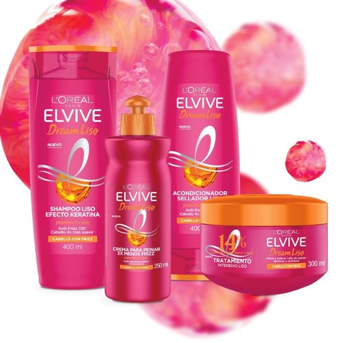 Elvive Cuidado del Pelo Mascarilla Dream Liso | L'Oréal Paris