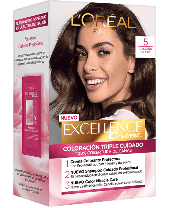 Tintura Tono 5 Castaño Claro | Excellence Crème | L´Oréal Paris