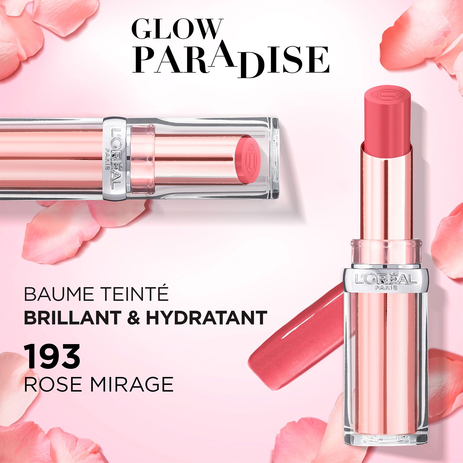 Glow Paradise Bálsamo Labial Rosado 193 | L'Oréal Paris