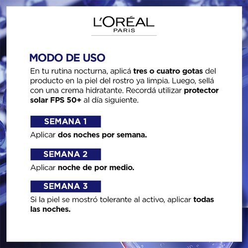 Limpieza serum retinol: Revitalift | L'Oréal París.
